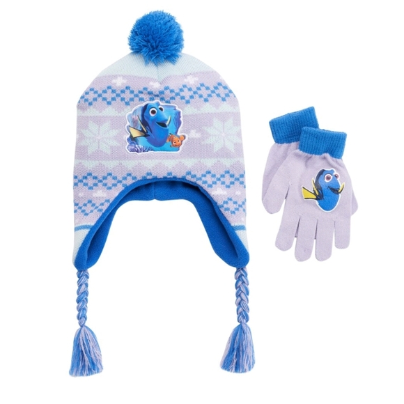 Disney | Accessories | Disney Pixar Finding Dory Girls Hat Set New ...